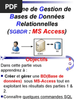 Cours Access | PDF | Bases de données | Microsoft Access