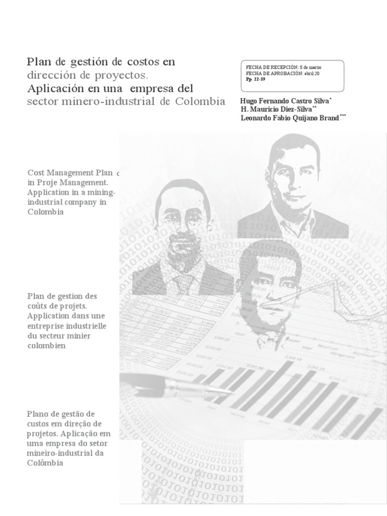 Ejemplo de Plan de Gestión de Costos | Descargar gratis PDF ...