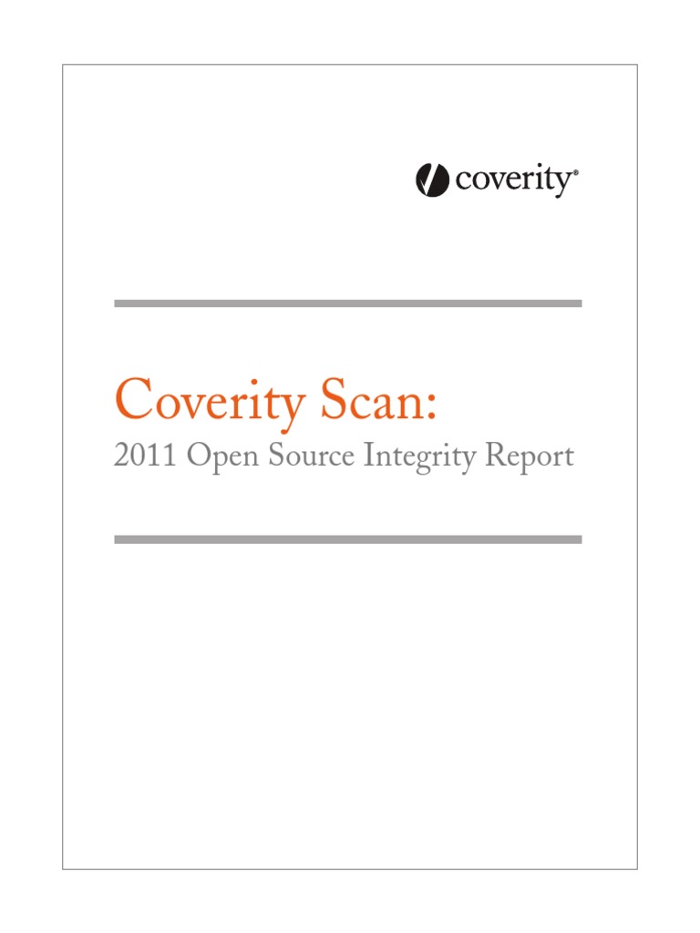 Coverity Scan 2011 Open Source Integrity Report | PDF | Software Bug ...