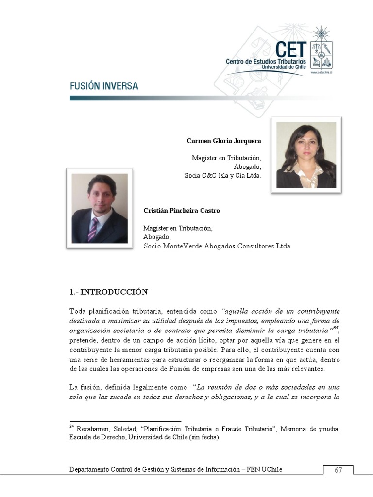 Fusión Inversa | PDF | Sociedad de responsabilidad limitada | Subsidiario