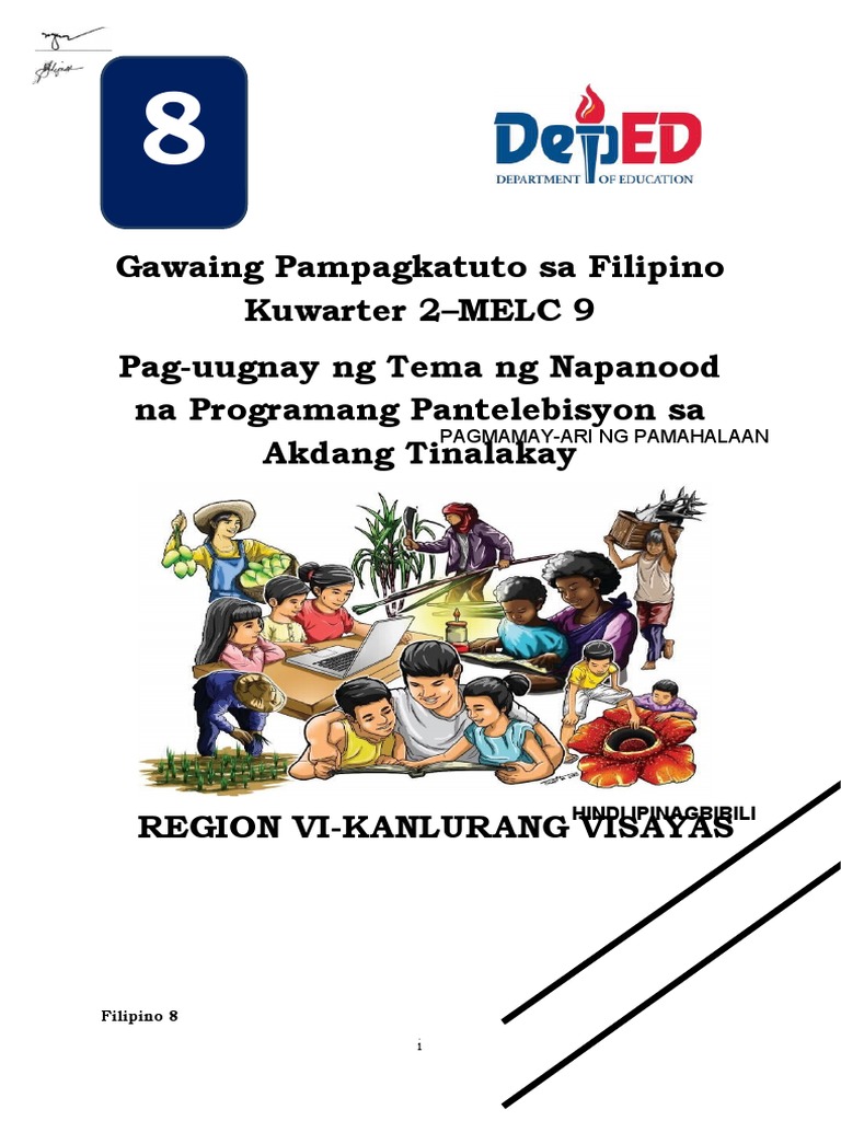 OLAS Filipino 8 MELC 9 FINAL EDITION | PDF