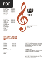 Music Cue Sheet Template: Cue Sheet Classification: Program (Series, Film, Etc.) Title: Date ...