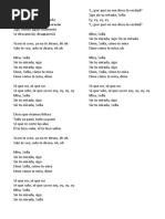 Letra - Sofia - Álvaro Soler | PDF