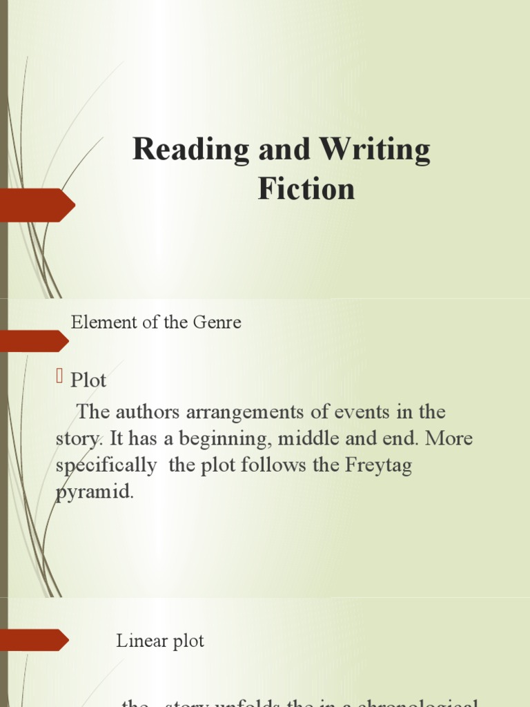 Elements of Fiction: An Overview of Key Components of the Fiction Genre Including Plot ...