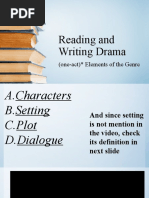 Creative Writing: Quarter 2 - Module 3 Reading and Writing Drama | PDF ...