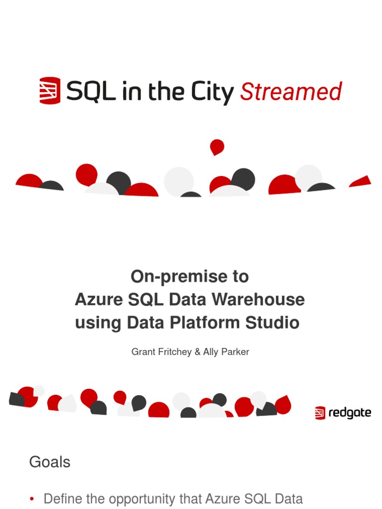 On-Premise SQL Server To Azure SQL Data Warehouse, Using Data Platform ...