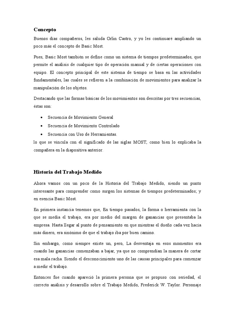 Concepto y ventajas de Basic Most | PDF | Business
