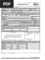 Bir Form 0605 | PDF | Taxes | Payments