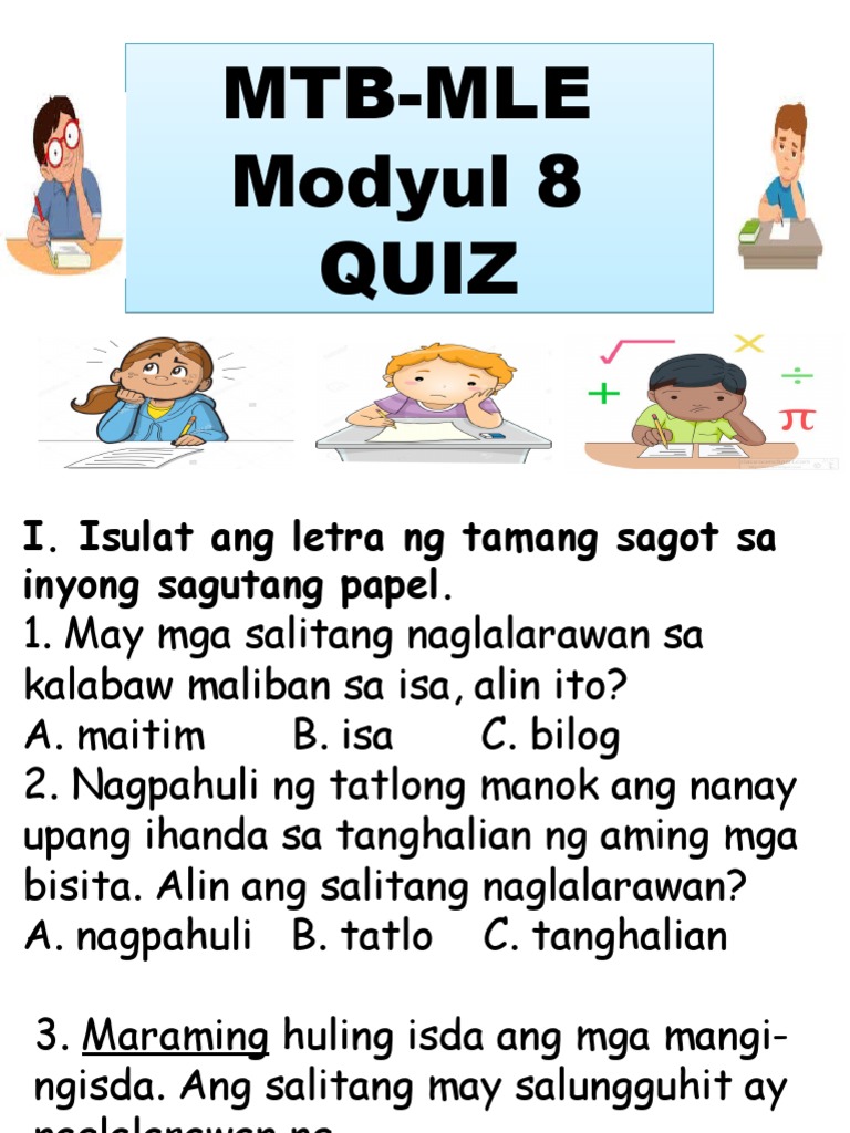 Grade 2 PPT - MTB - Q1 - Modyul 8 - Day 5 | PDF