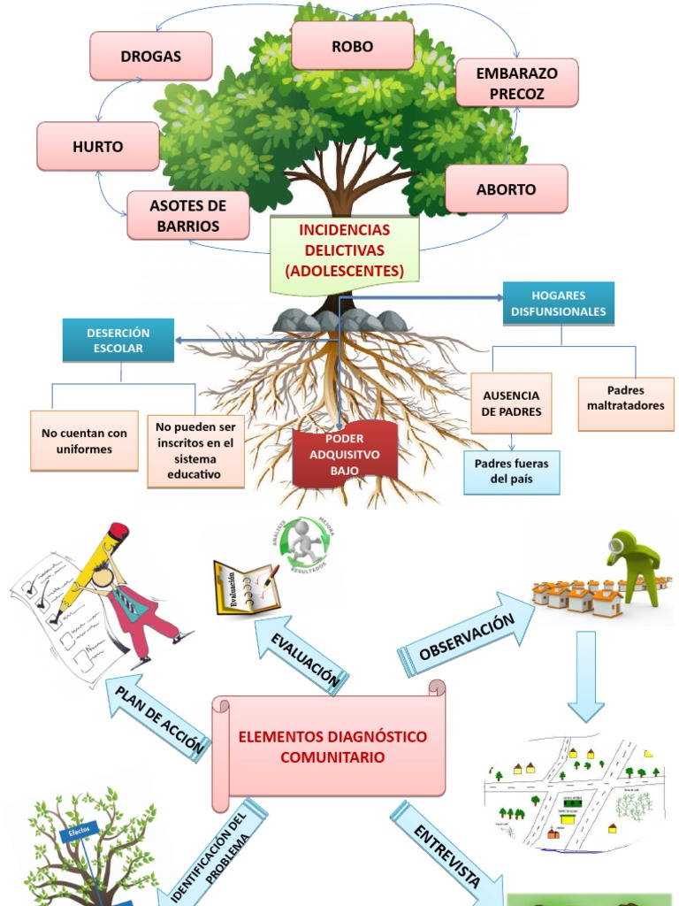 Arbol Problema Diagnostico Comunitario | PDF