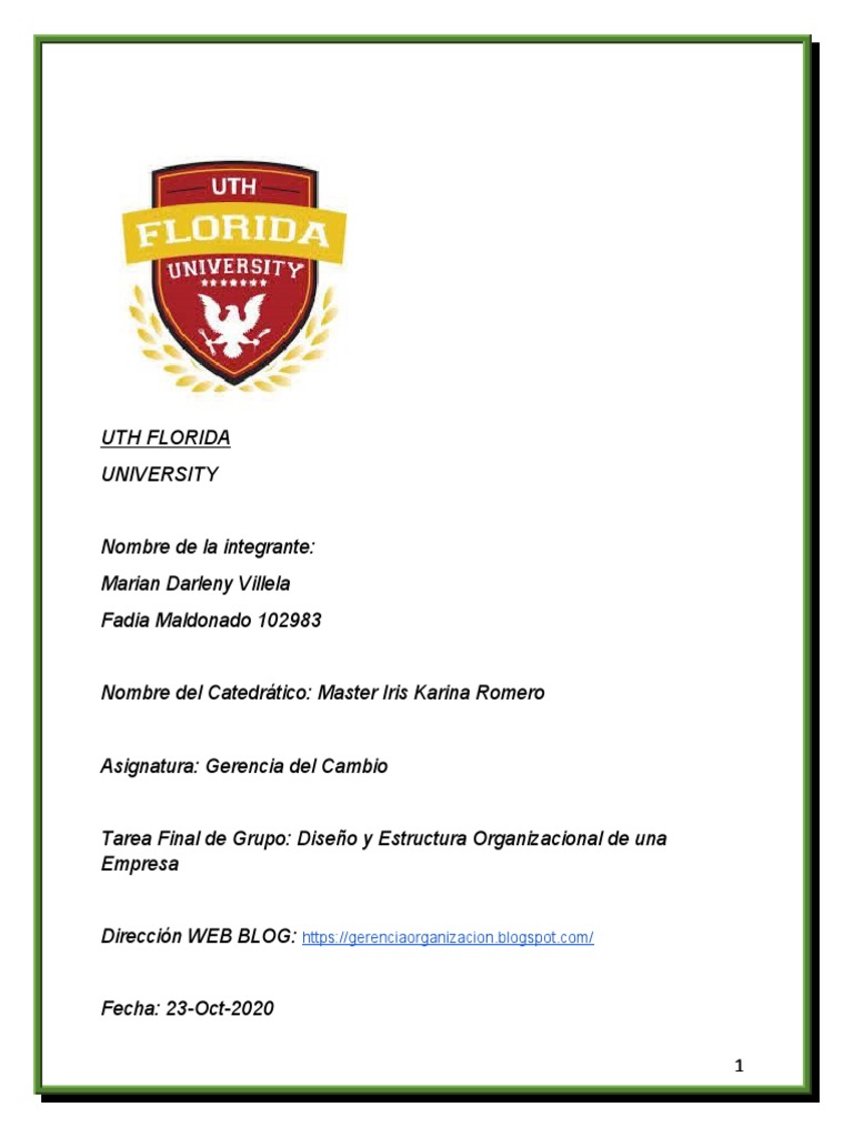 Tarea Final de Grupo GC | PDF | Análisis FODA | Planificación estratégica