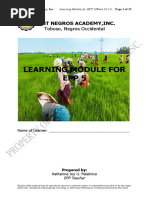 EPP 5 Sewing Machine Learning Module | PDF | Seam (Sewing) | Sewing Machine