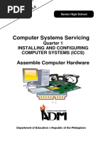 ICT-CSS12 Q2 Mod1 InstallingAndConfiguringComputerSystems | PDF | Computer Data Storage | Input ...