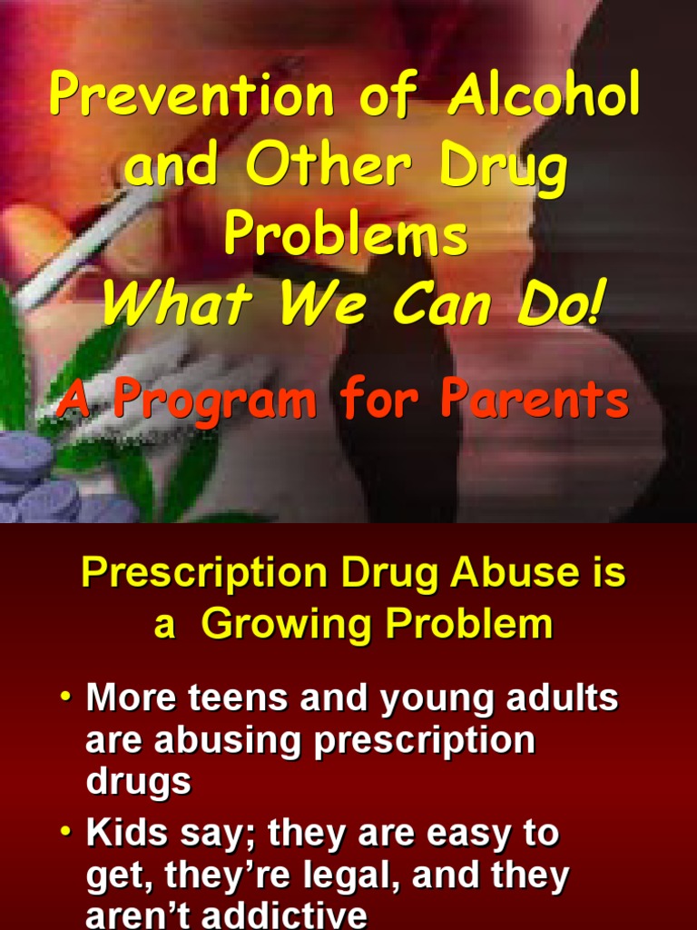 Prevention of Alcohol and Other Drug Problems | PDF | Reward System ...