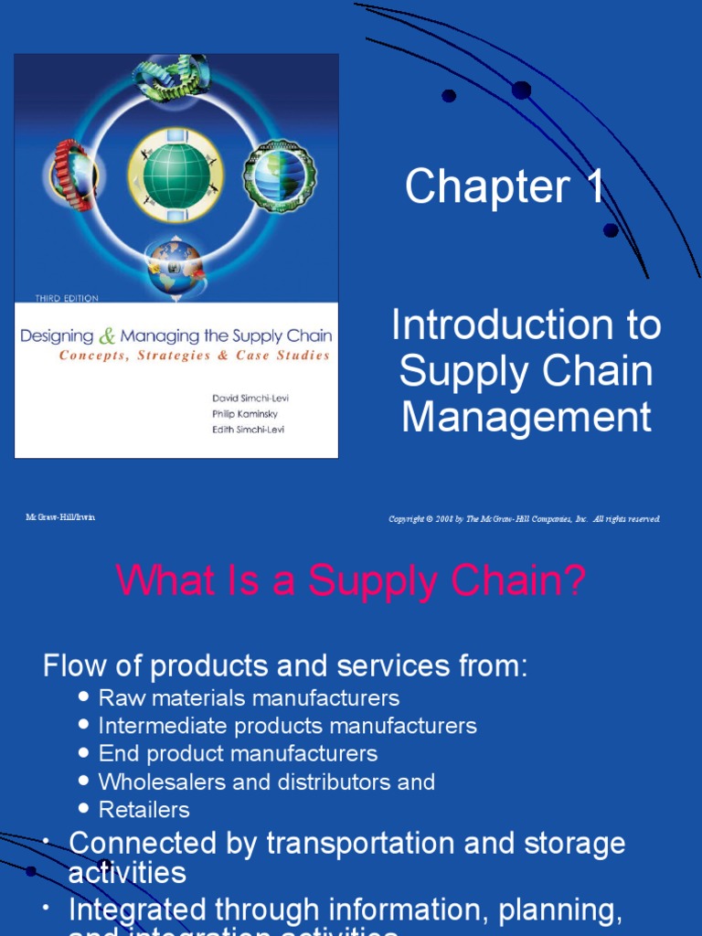 Introduction To Supply Chain Management: Mcgraw-Hill/Irwin | PDF ...