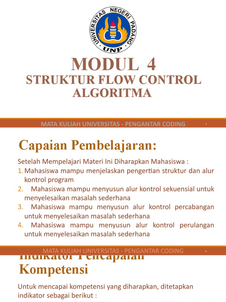 Struktur Flow Control Algoritma (Ii) | PDF