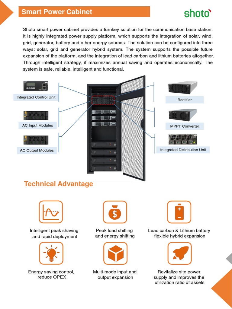 Smart Power Cabinet Solutions | PDF | Electrical Grid | Alternating Current