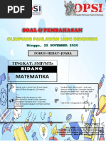 Soal Osnk Matematika SMP 2024 | PDF