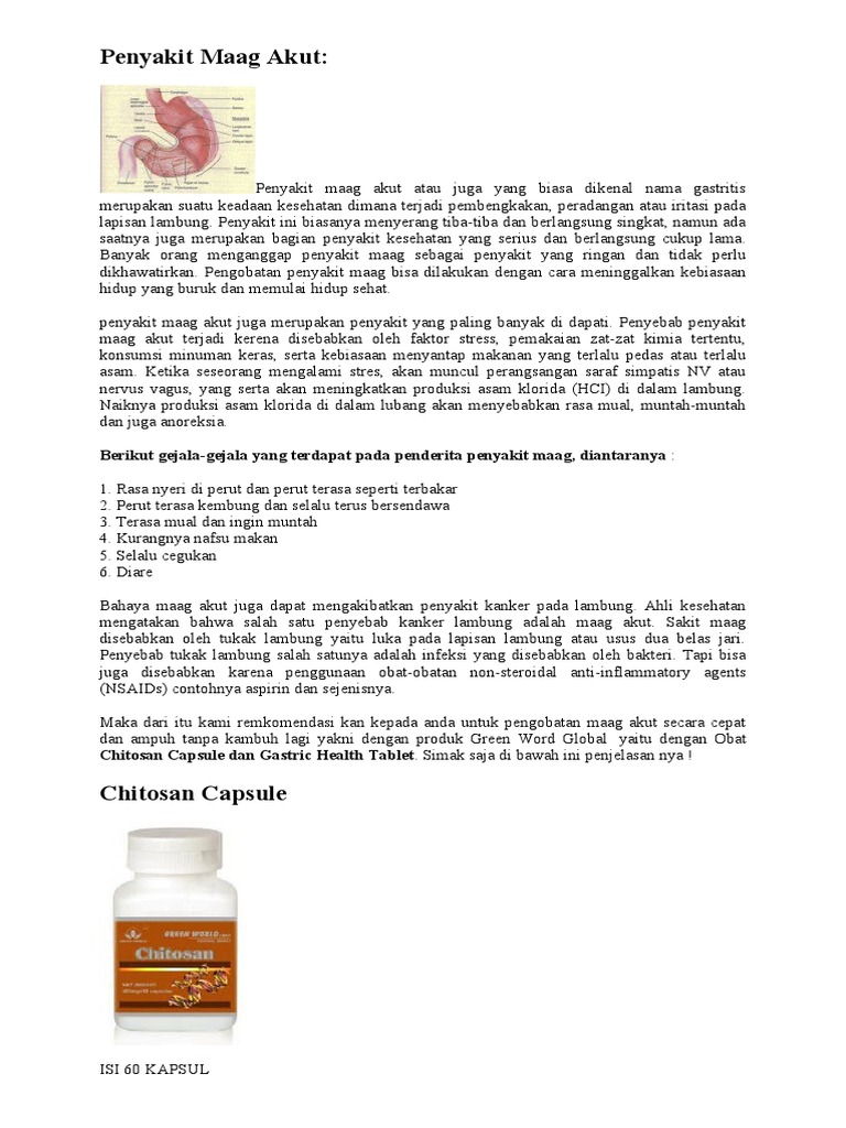 Obat Herbal Ampuh Atasi Maag Akut | PDF