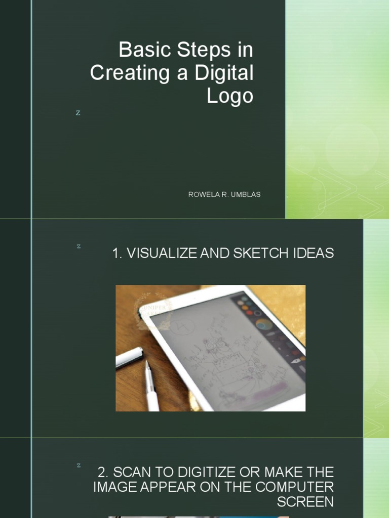 Basic Steps in Creating A Digital Logo | PDF