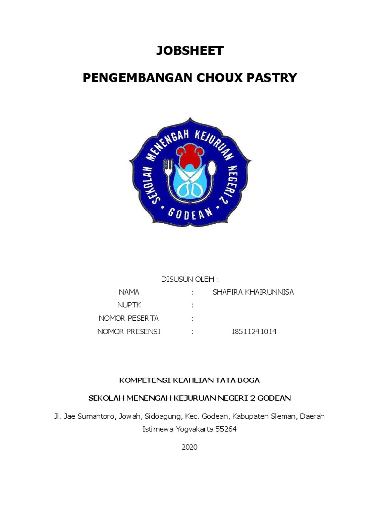 Tugas Contoh Jobsheet | PDF