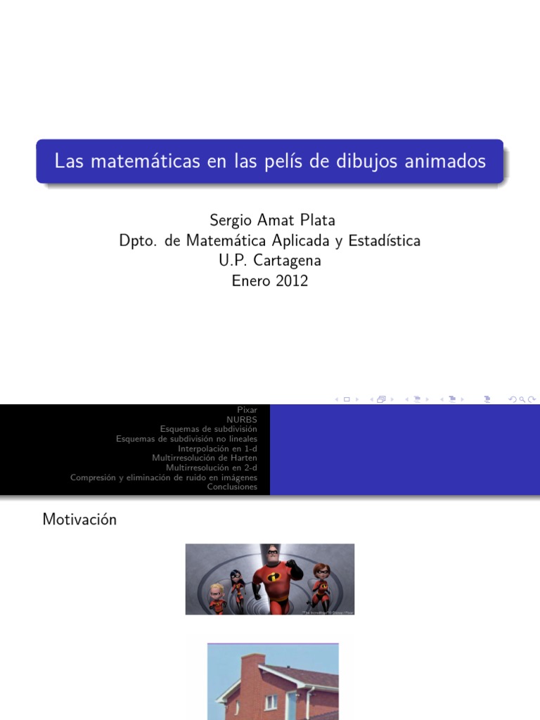 Matemáticas y Animación | PDF | Enseñanza de matemática | Science