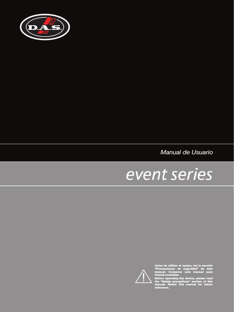 DAS - Event Series - Manual Usuario DESBLOQUEADO | PDF | Altoparlante ...