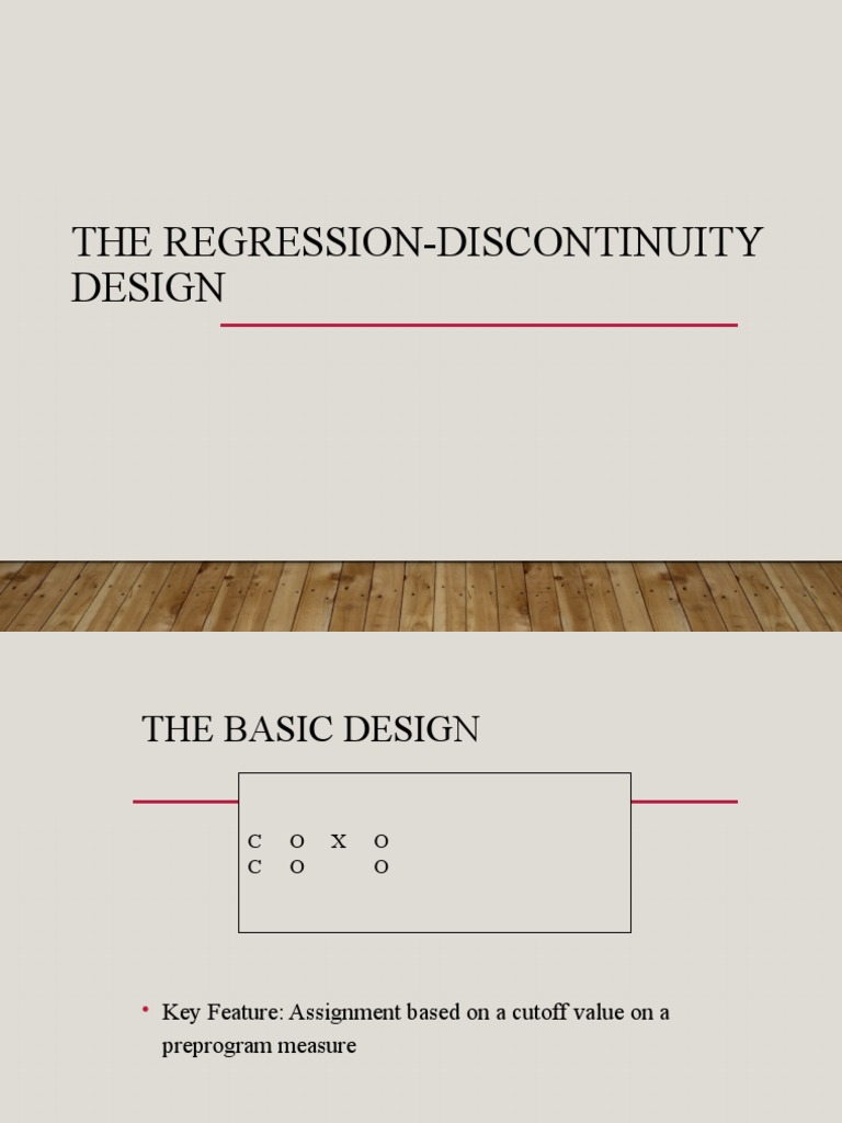 Regression-Discontinuity Design | PDF | Reference Range | Statistical Analysis