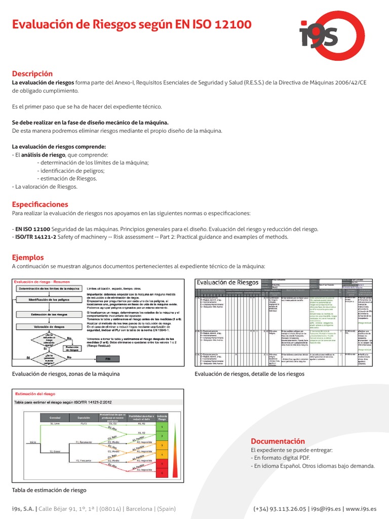 Evaluando y reduciendo los riesgos de seguridad en maquinaria mediante la norma ISO 12100 | PDF