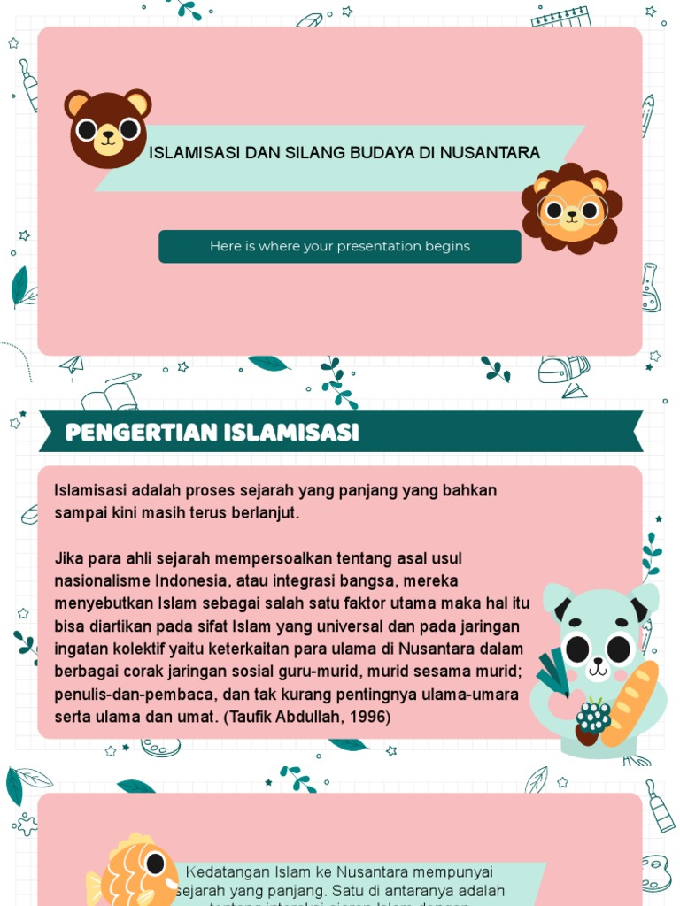 Islamisasi Dan Silang Budaya Di Nusantara | PDF