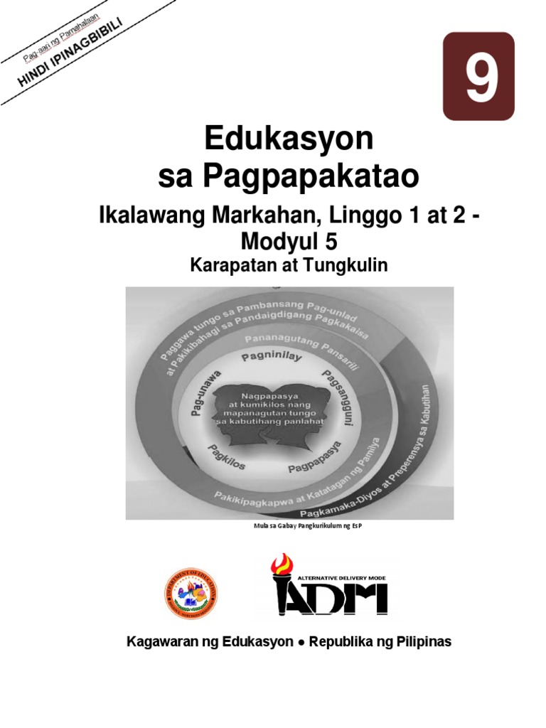 Esp9 q2 Mod5 Karapatan-At-Tungkulin v4 | PDF