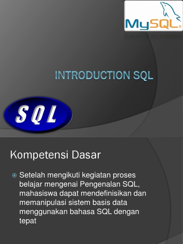 Pengertian Query. Query Adalah Perintah-Perintah Untuk Mengakses Data ...