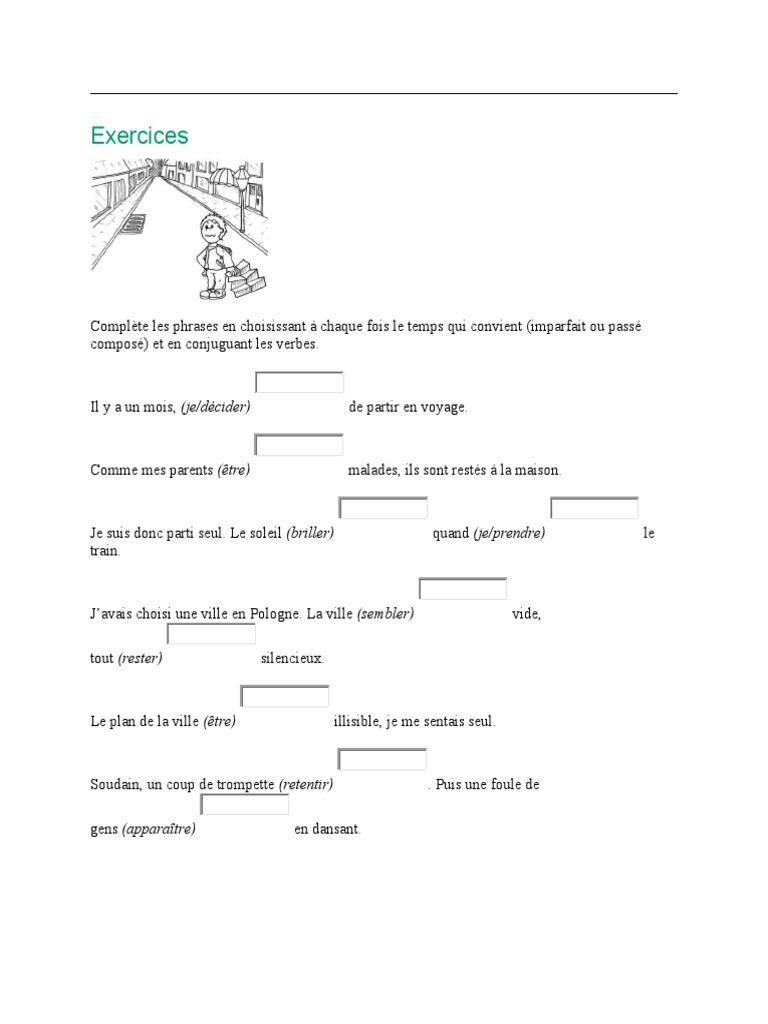 Exercices : Passé Composé vs Imparfait | PDF