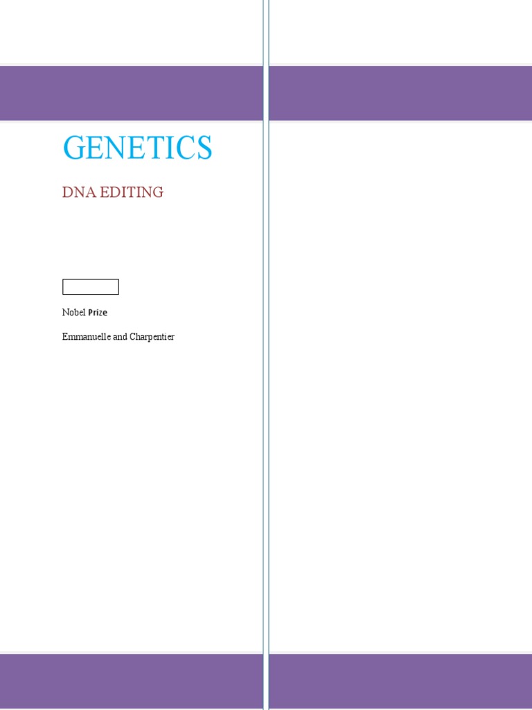 CRISPR: The Genetic Scissors Explained | PDF | Science & Mathematics