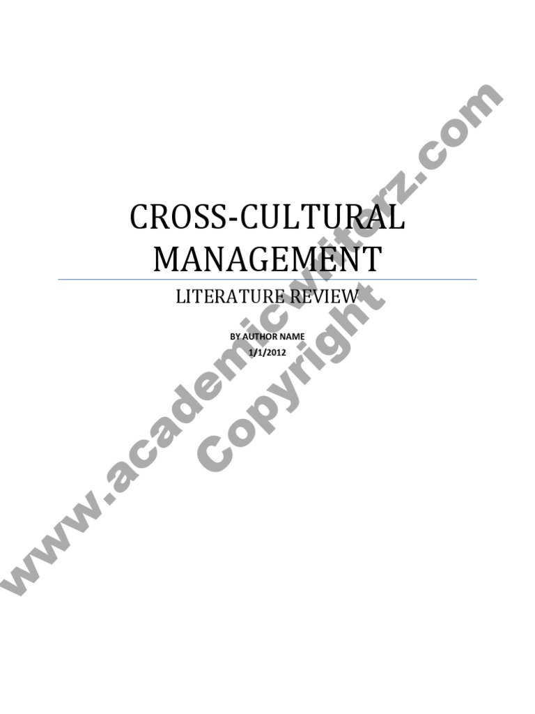 Cross-Cultural Management Strategies | PDF | Organizational Culture ...