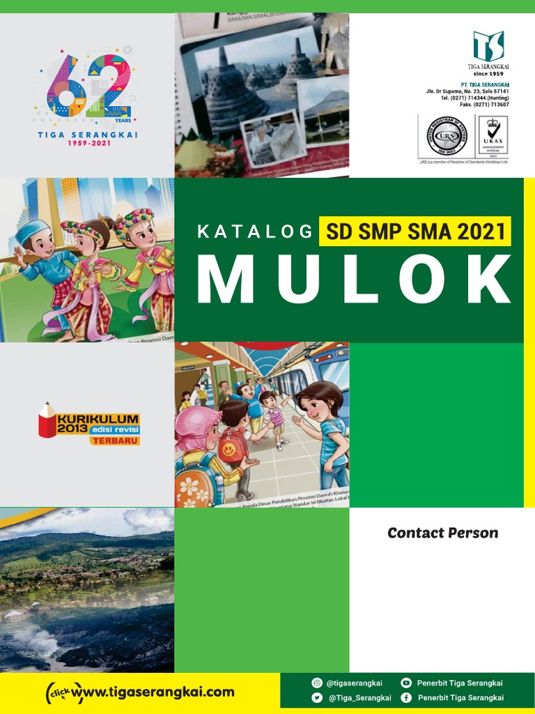 Katalog Mulok 2021 Penerbit Tiga Serangkai | PDF