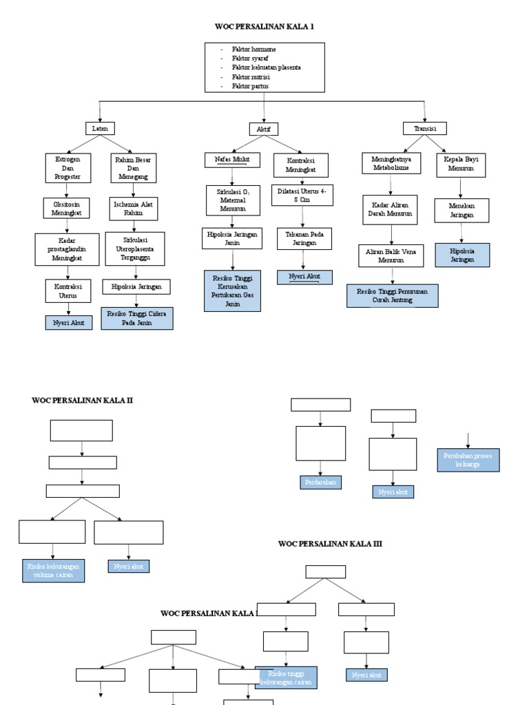 Woc Persalinan Kala 1 - 4 | PDF