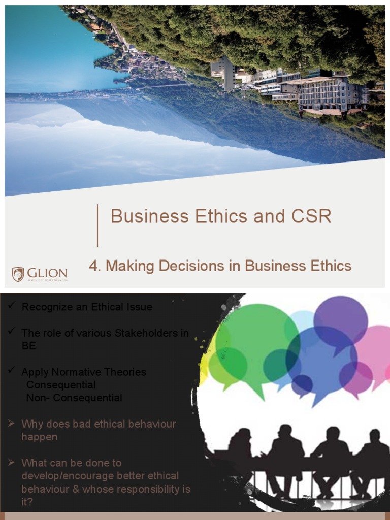 Business Ethics Decision-Making | PDF | Business Ethics | Decision Making