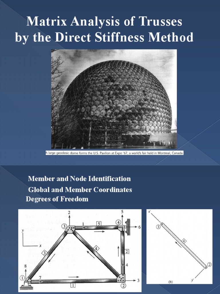 Matrix Structural Truss Analysis (Direct StiffnessMethod) | PDF