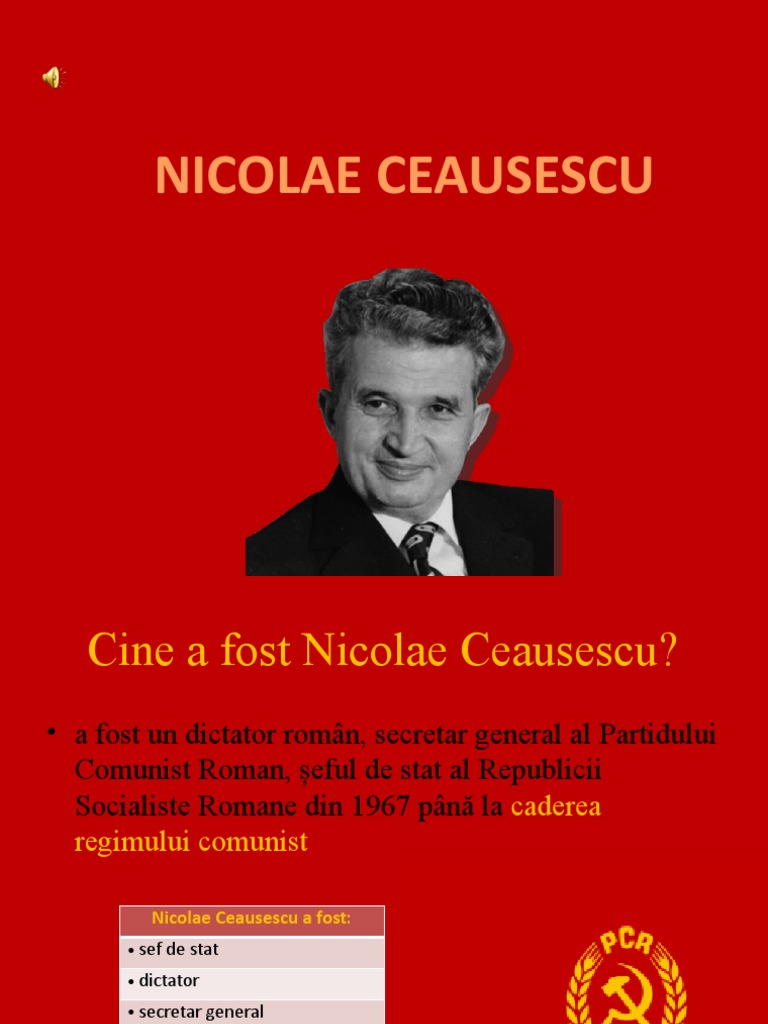 Nicolae Ceausescu | PDF