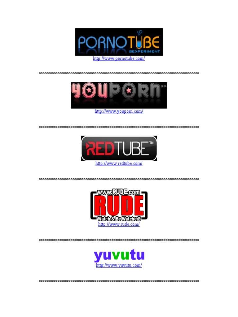 Top Porn Sites List and URLs | PDF