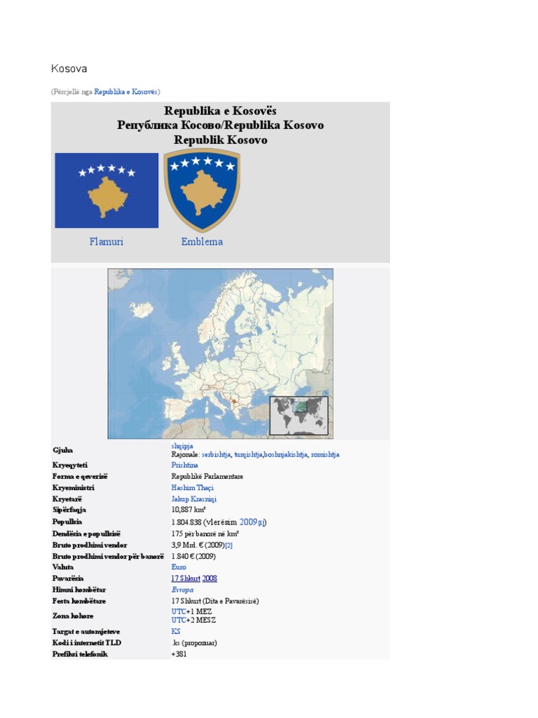 Republika e Kosovës | PDF