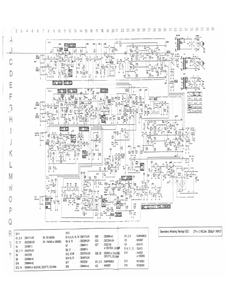 Roland Jc120 Jc160 Amp Circuit Diagram | PDF
