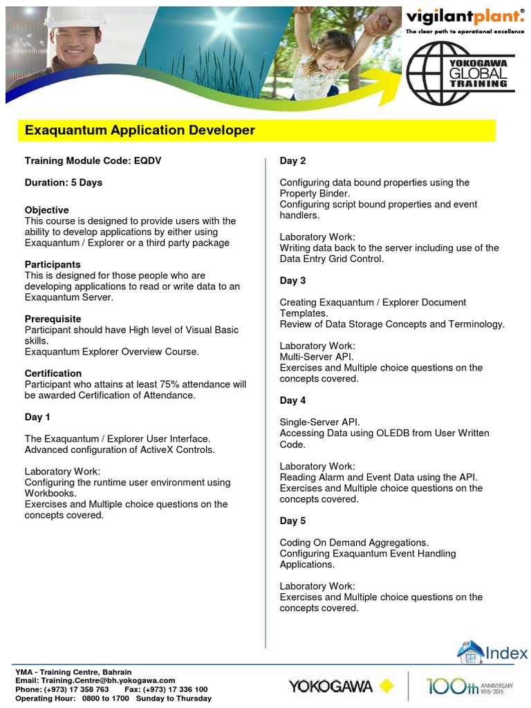 Exaquantum Application Developer | PDF | Computer Science | Information ...