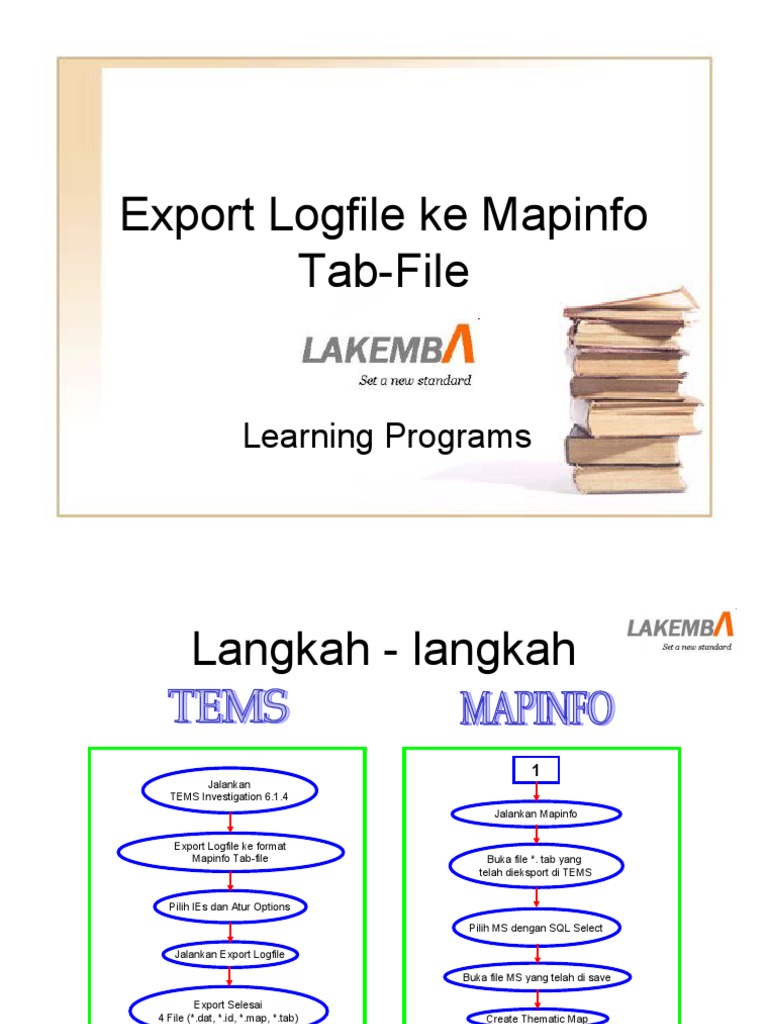 Export Logfile Into Mapinfo Tab-File | PDF