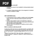 Notoc: Special Load - Notification To Capitan | PDF | Transport | Aviation