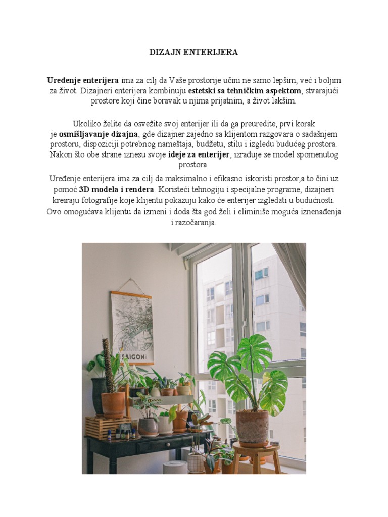 Dizajn Enterijera | PDF