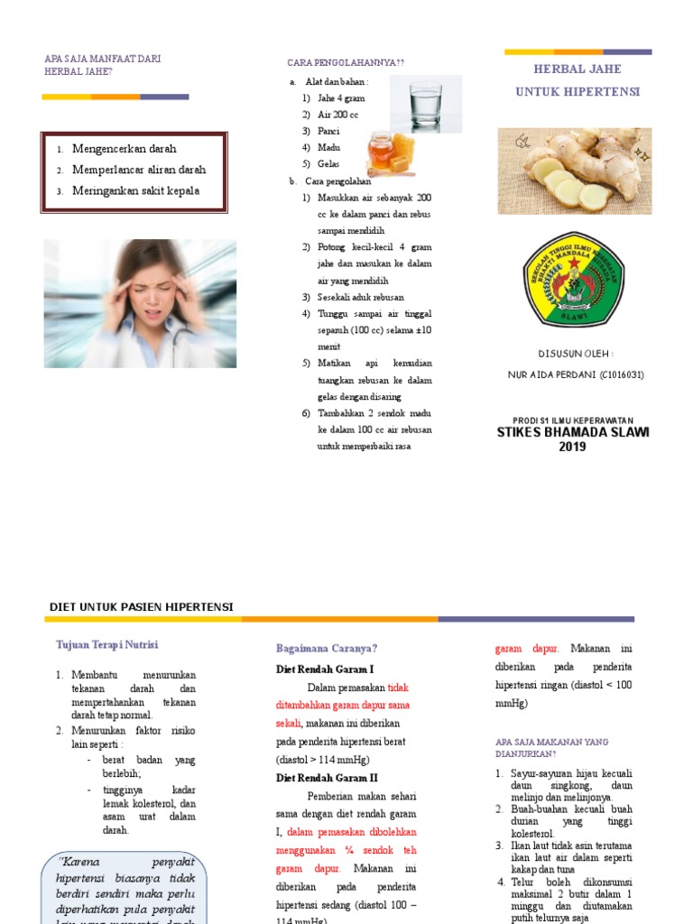 Herbal Jahe Leaflet | PDF