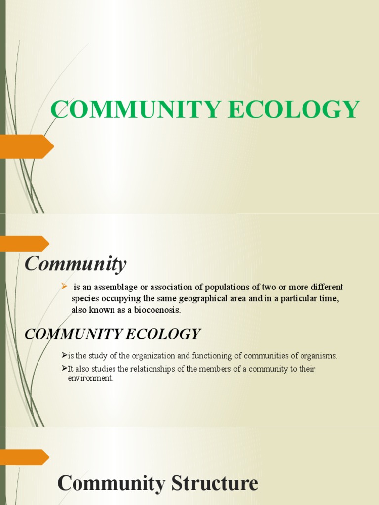 Community Ecology | PDF | Ecology | Parasitism