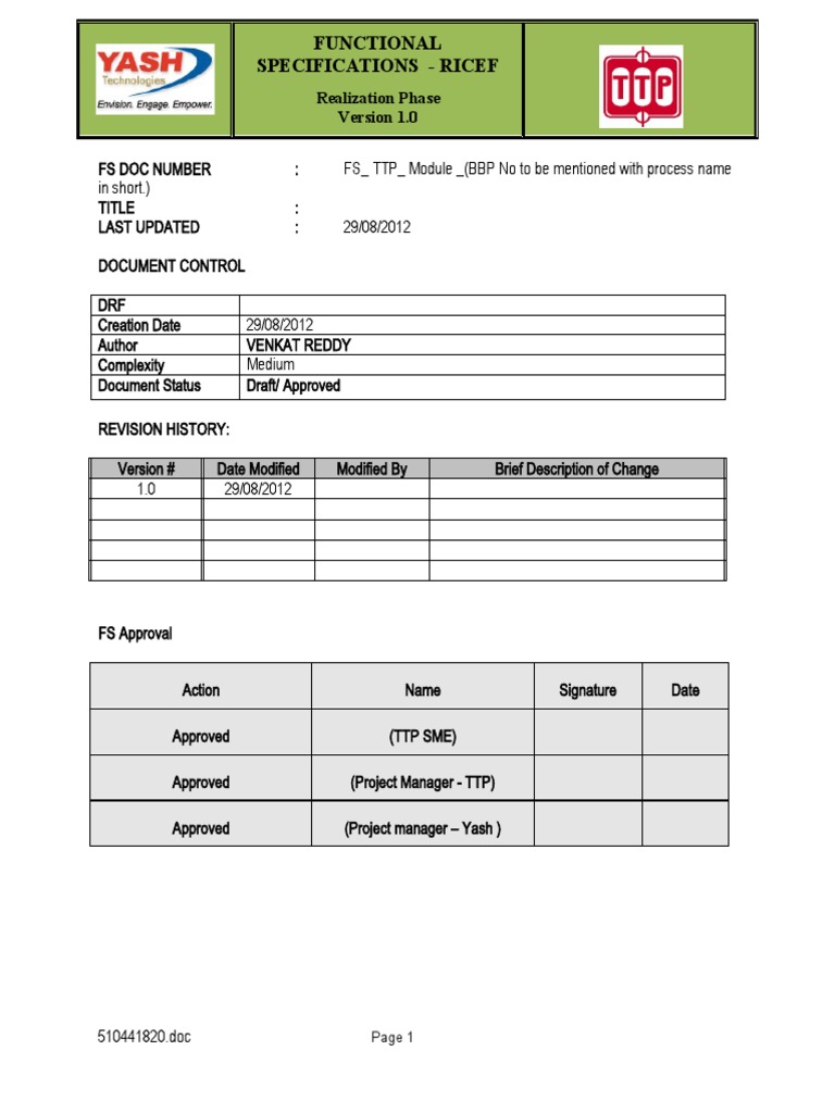 FS TTP Module Cheque Print | PDF | Specification (Technical Standard ...